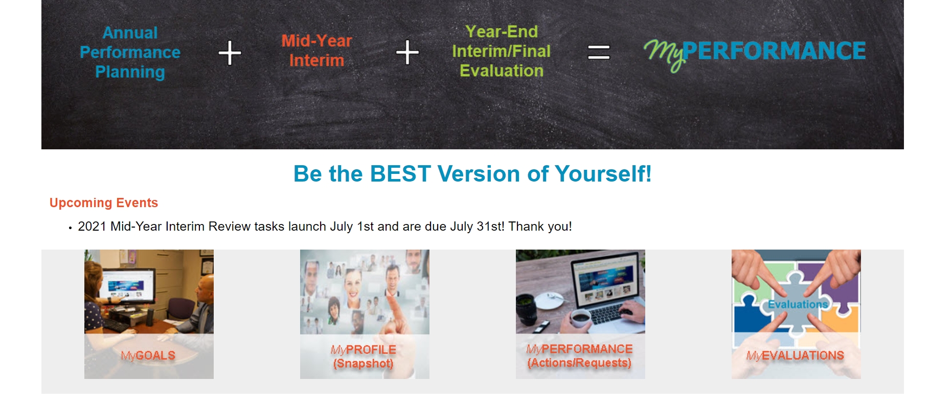 MyPERFORMANCE General Overview